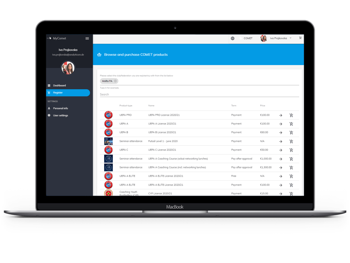 COMET – Analyticom