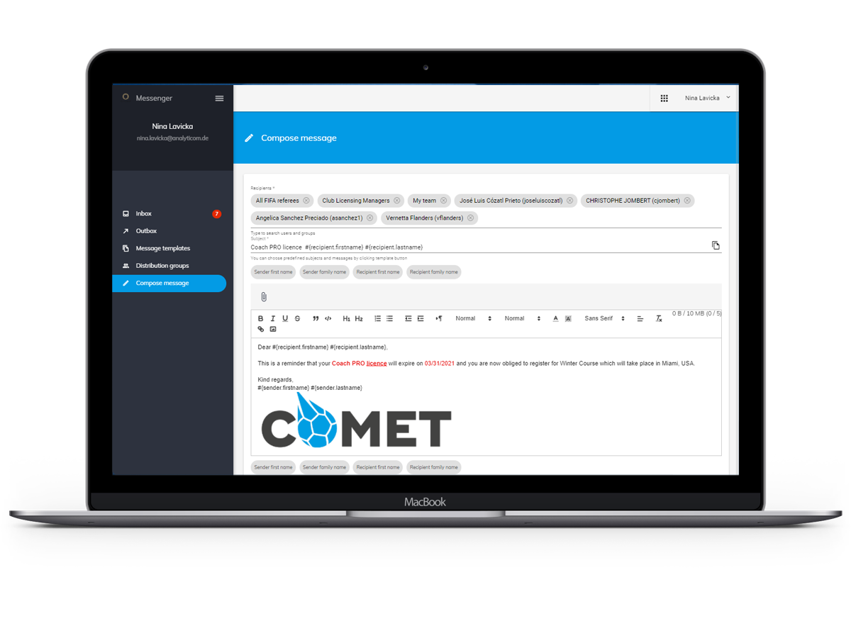 COMET – Analyticom